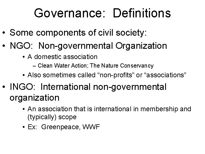 Class 12 Globalization and Governance 2 Sociology 2