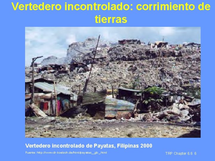 Captulo 6 6 Eliminacin en vertederos TRP Chapter