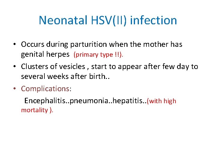 Genital herpes infection Skin manifestations Hepes simplex virus