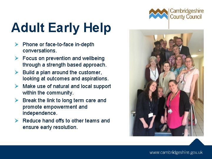 Prevention and Assistive Technology Stuart Brown Adult Early