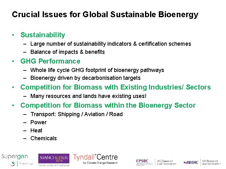 Global Biomass Resource Availability Trade Flows for Bioenergy