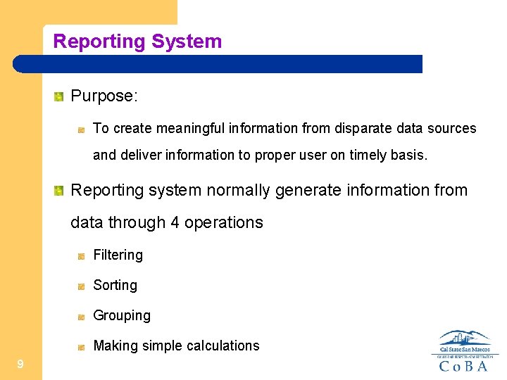 Introduction to Management Information Systems Chapter 9 Business
