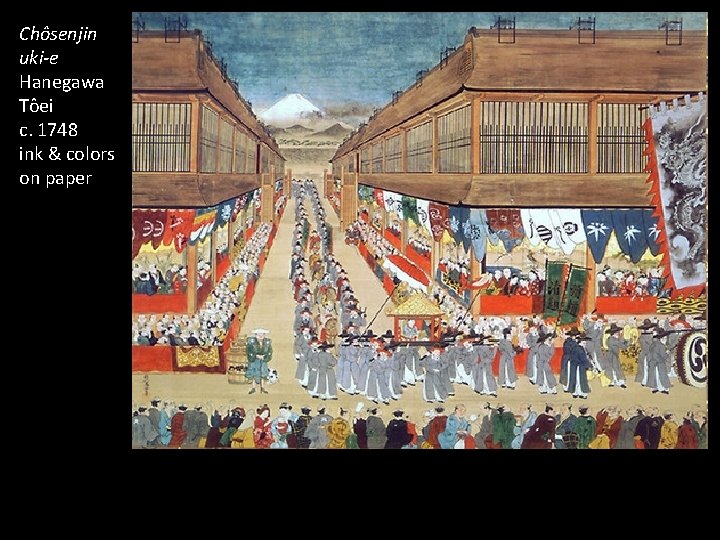 Ryukyuan Embassy Processions A 1710 Edo Nobori Scroll