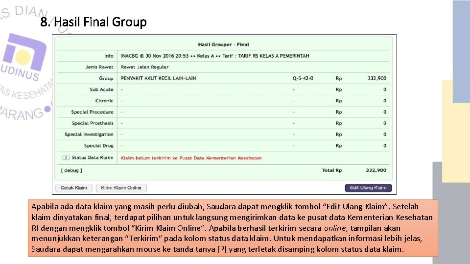 Sistem Informasi Pembiayaan Kesehatan di Rumah Sakit Team