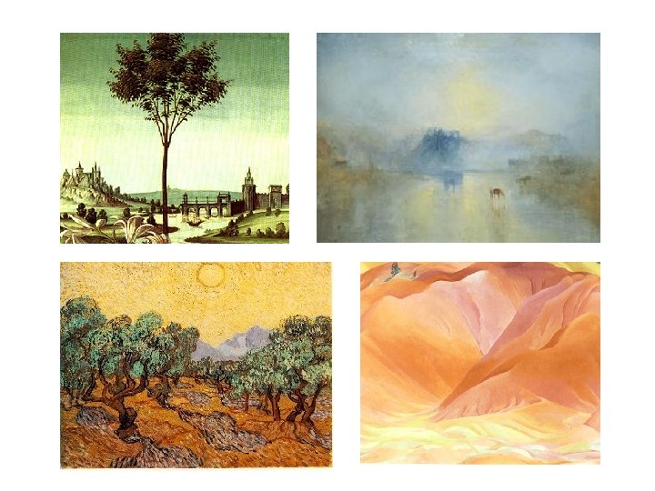 Landscapes in Art Year 10 Landscapes Landscapes Landscapes