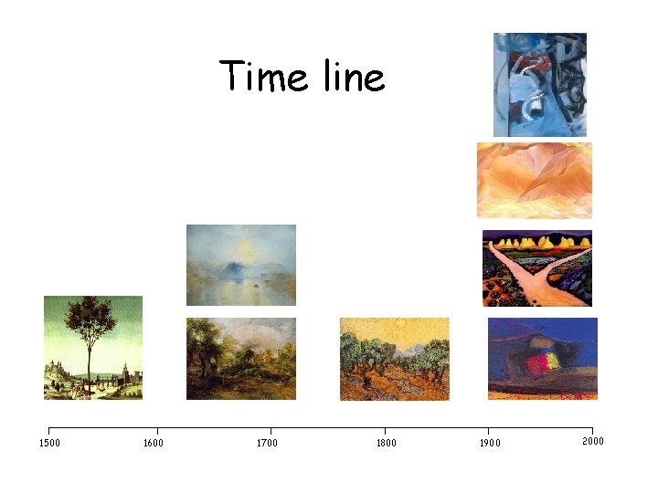 Landscapes in Art Year 10 Landscapes Landscapes Landscapes