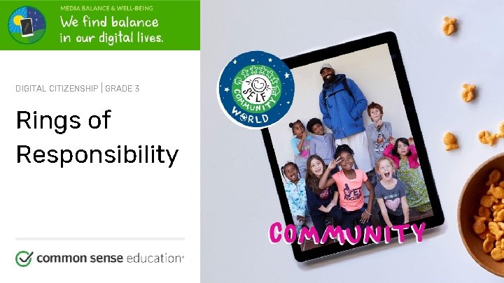 DIGITAL CITIZENSHIP GRADE 3 Rings of Responsibility commonsense