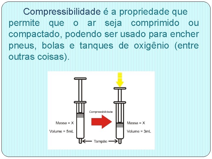 As propriedades do ar Massa e Peso Presso