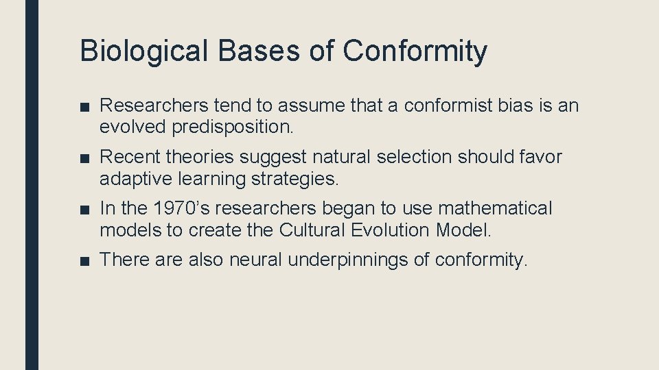 Peer Pressure Effects on Interpretive Conformity Jon Kaplan