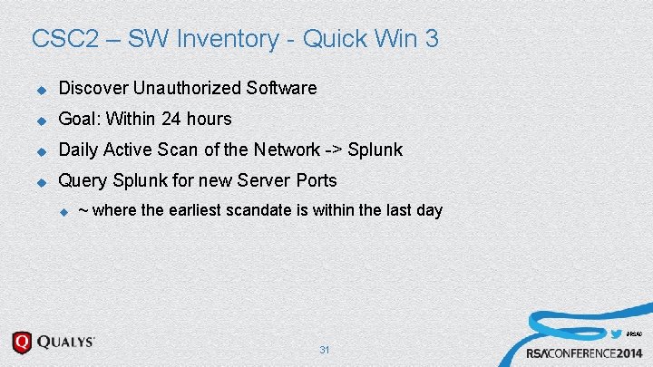 Continuous Monitoring with the 20 Critical Security Controls