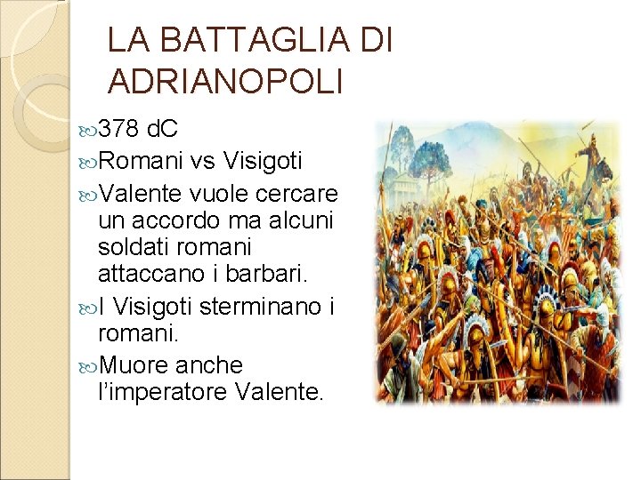 LA FINE DELLINMPERO ROMANO DOCCIDENTE GLI UNNI Popolo