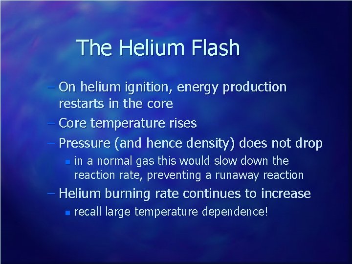 On the Main Sequence n Behaviour of a