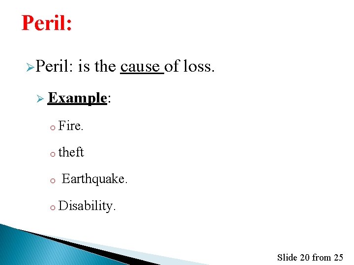 Risk management Dr Asmaa Mohamed Wahba Chapter One