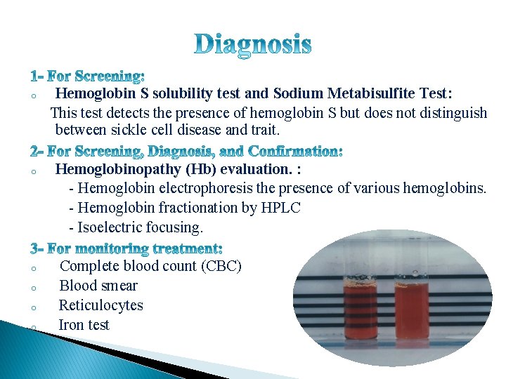 o Hemoglobin is a protein in red blood