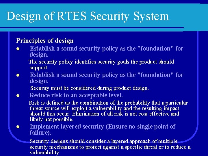 RTES Security By Sami AboNawas Shihab Khattab Mohamed