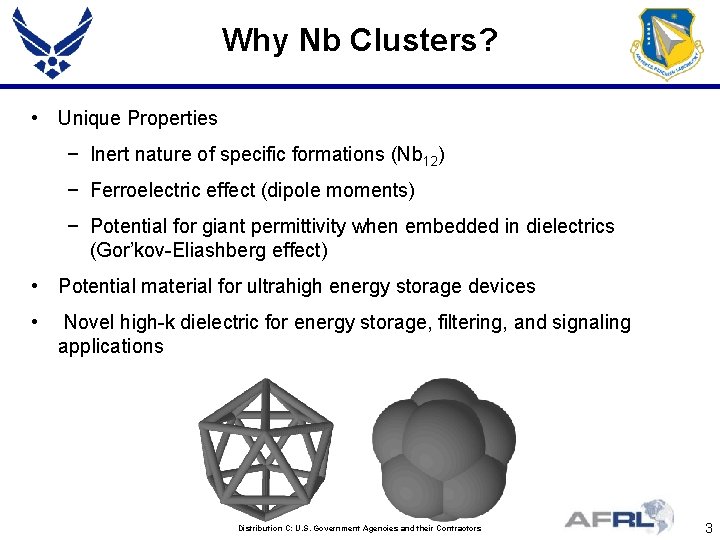 PlasmaGasCondensation Deposition of Nb Clusters to Obtain Giant