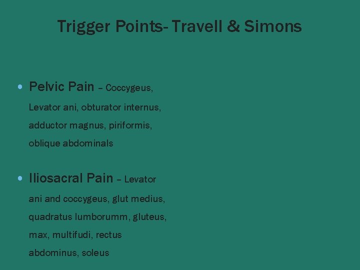 Physical Therapy Treatment for Chronic Pelvic Pain By