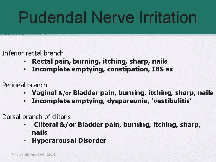 Physical Therapy Treatment for Chronic Pelvic Pain By