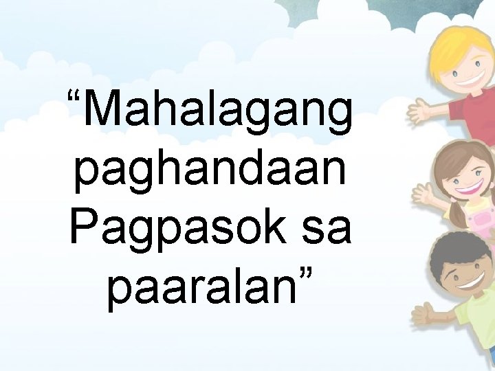 Handa na Filipino I Aralin 1 Talasalitaan Sabik