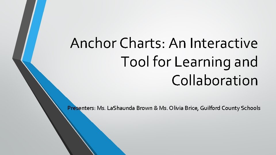 Anchor Charts An Interactive Tool for Learning and