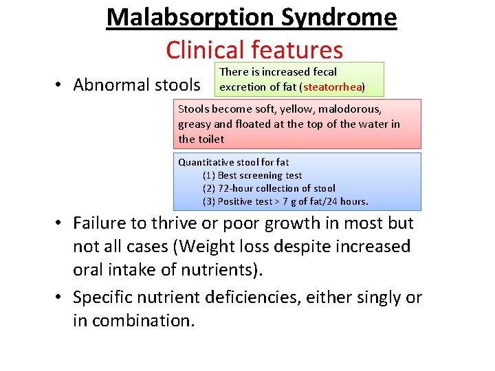 Gastrointestinal Block Pathology lecture 2013 Malabsorption Dr Maha