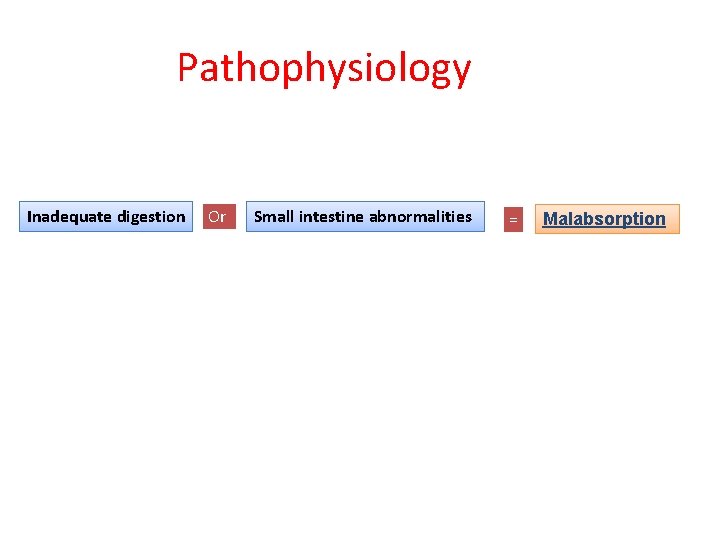 Gastrointestinal Block Pathology lecture 2013 Malabsorption Dr Maha