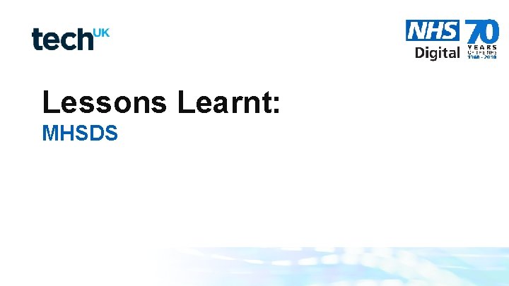 NHS Digital in partnership with tech UK Friday