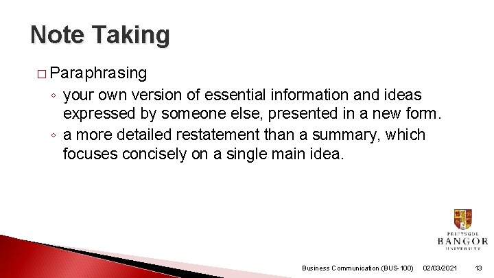 Business Communication Lecturer Gareth Jones Class 1 Introduction