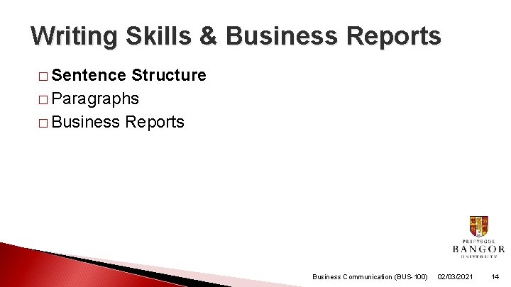 Business Communication Lecturer Gareth Jones Class 1 Introduction