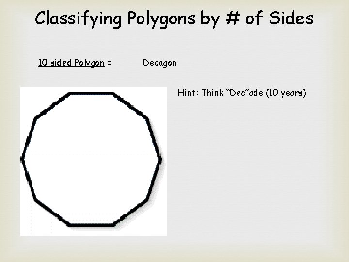 Chapter 6 Polygons and Quadrilaterals Standard G4 The