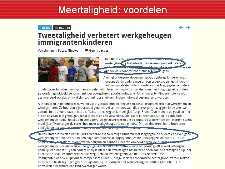 MEERTALIGHEID IN DE KLAS METHODIEKEN EN MATERIALEN Koen