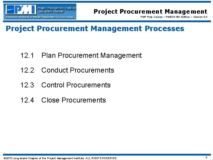 Project Procurement Management PMP Prep Course PMBOK 5