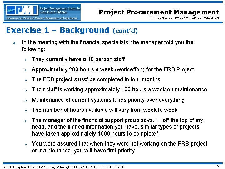 Project Procurement Management PMP Prep Course PMBOK 5