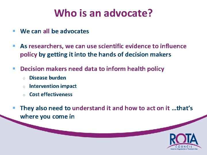 What is advocacy How can it help us