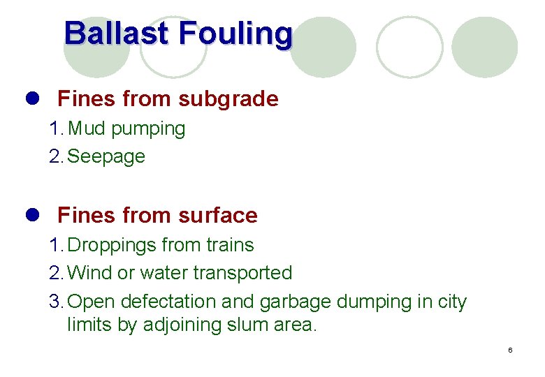 5 BALLAST 5 3Specification for track ballast measurement