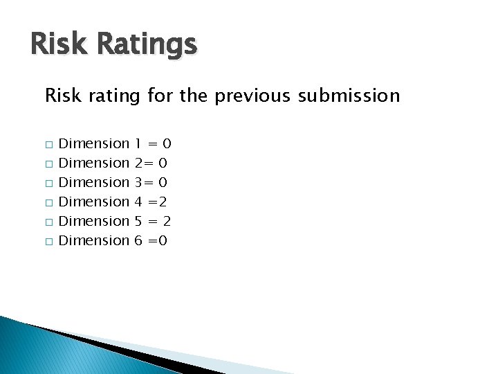 Access to Care Standards ACS Example Submissions Clinical