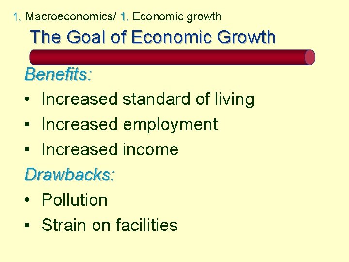 Understanding Evolving Economic Systems and Competition Chapter 2