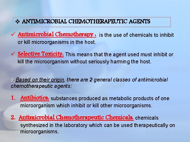 Antimicrobial Control Agents Mr Shadi ALashi Antimicrobial control