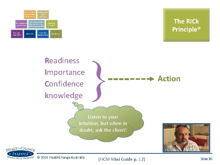 Introduction to Health Change Methodology How to get