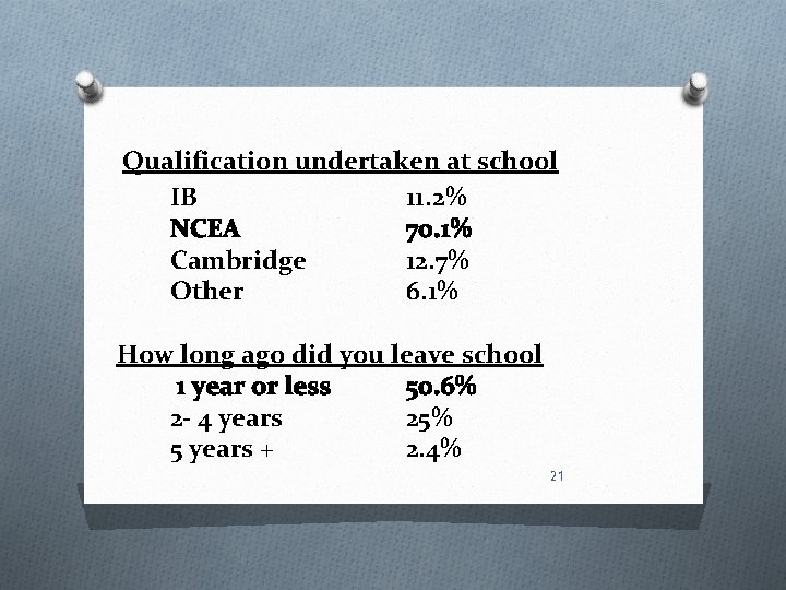 Transition from high school to university Are students