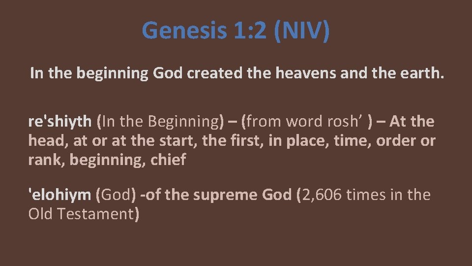 Why is the book of Genesis so important