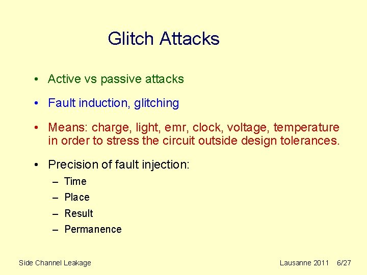 Side Channel Leakage from Implementations of Modular Multiplication