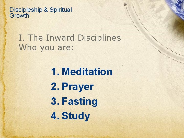 Discipleship Spiritual Growth I The Process to Spiritual