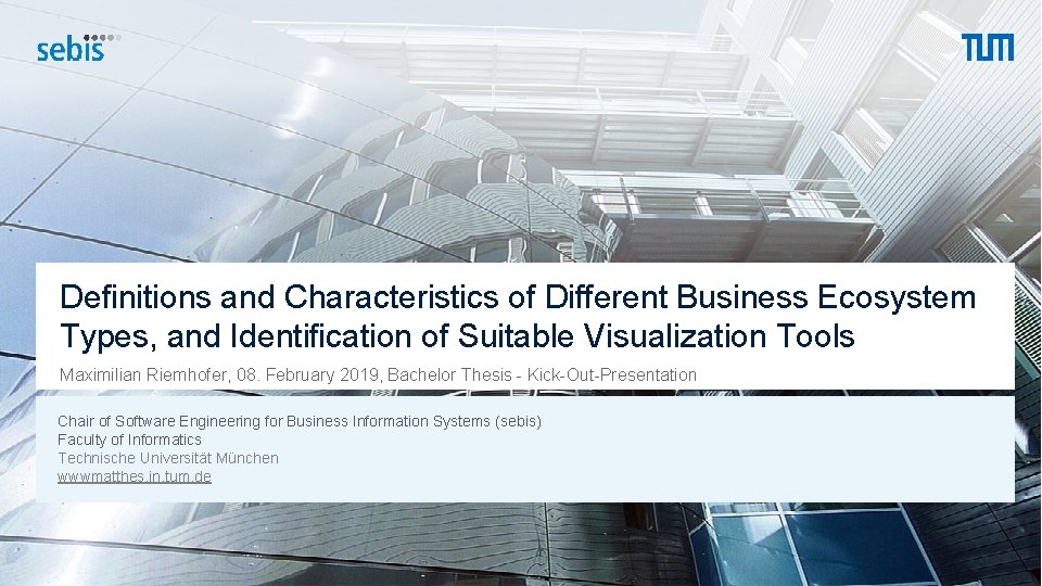 Definitions and Characteristics of Different Business Ecosystem Types