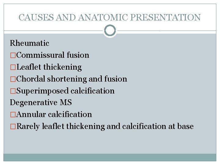 ECHOCARDIOGRAPHY IN MITRAL STENOSIS DR RAJESH K F