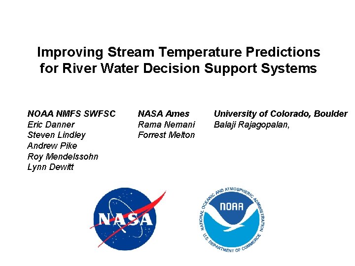 Improving Stream Temperature Predictions for River Water Decision