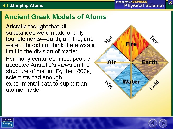 4 1 Studying Atoms Studying the structure of