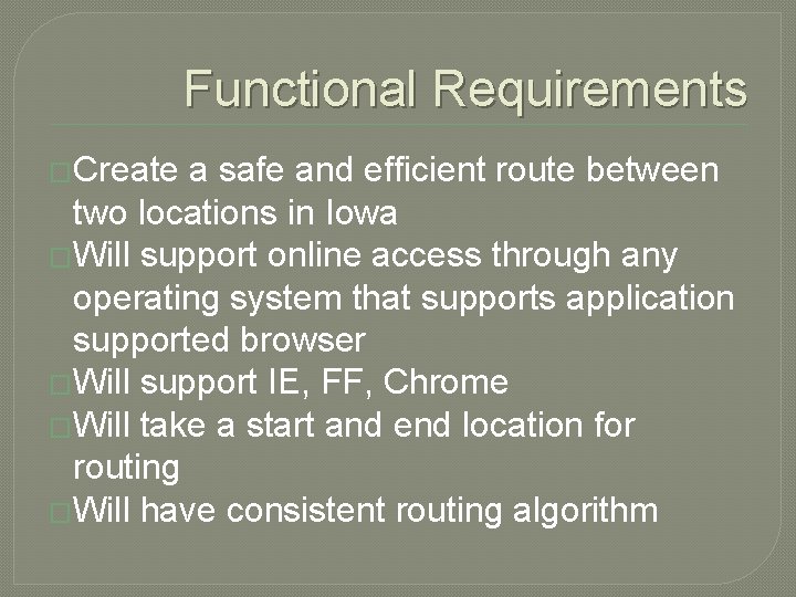 Design Document Review Presentation Charles Dunbar Ben Kallal