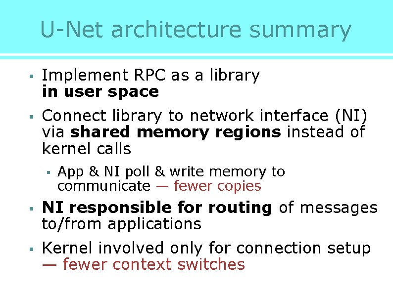 Optimizing RPC Lightweight Remote Procedure Call 1990 Brian