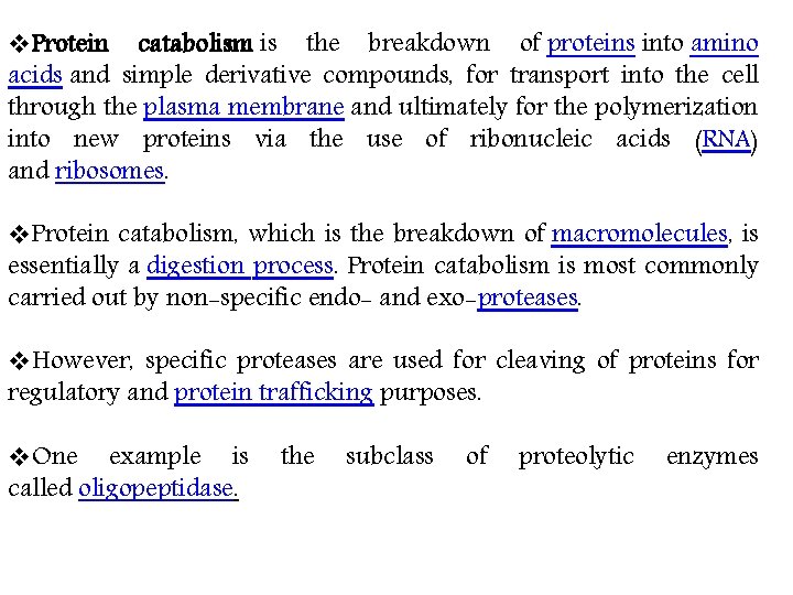 Amino Acid Metabolism Metabolism of the 20 common